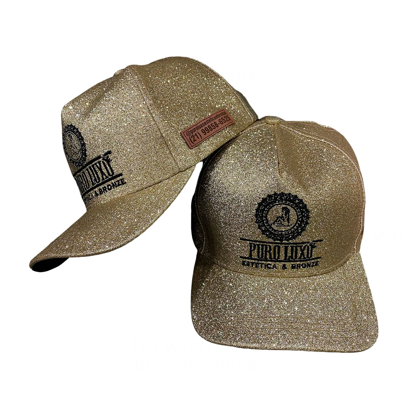 Boné Glitter Personalizado - Bonés e Brindes Personalizados